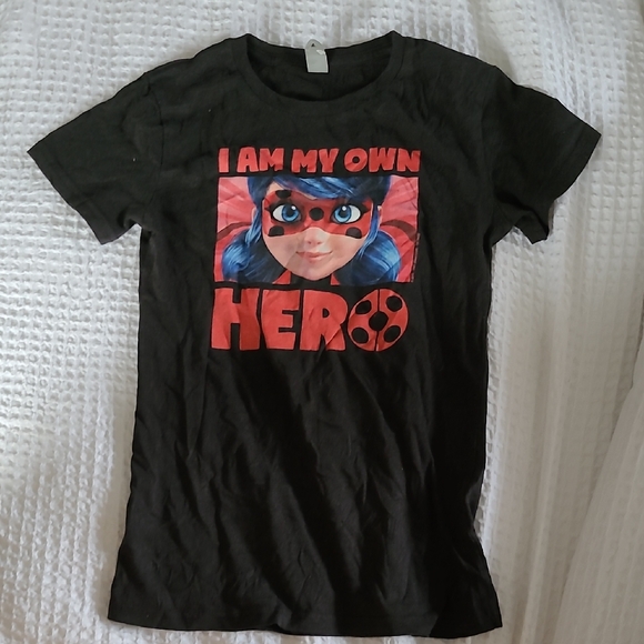 instant message | Shirts & Tops | Miraculous Ladybug Tshirt Black And ...